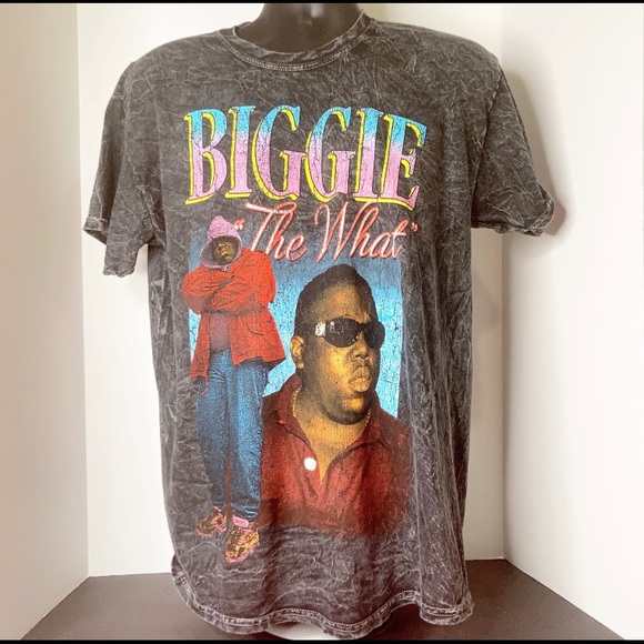 Notorious BIG | Shirts | Biggie The What Graphic Oversized Tie Dye ...